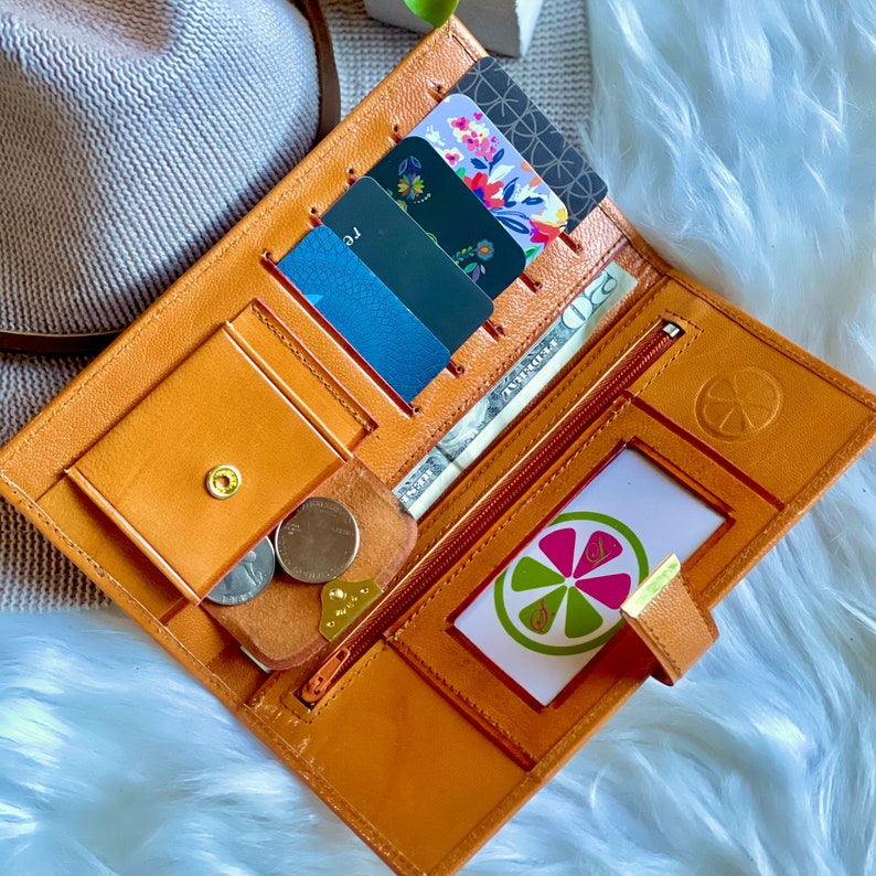 Sustainable Leather Women's Wallets Boho Wallets Gifts | Etsy