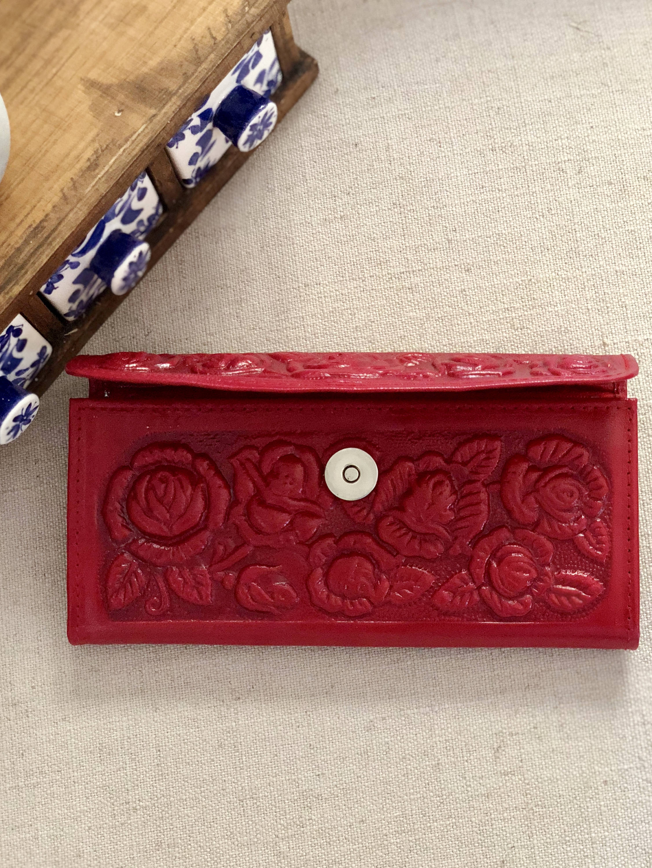 Tooled Leather Wallets / Mexican Hand Tooled Wallet/ Bohemian Tooled ...