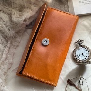 Soft Leather Wallet for Women: Slim Personalized Wallet - Etsy