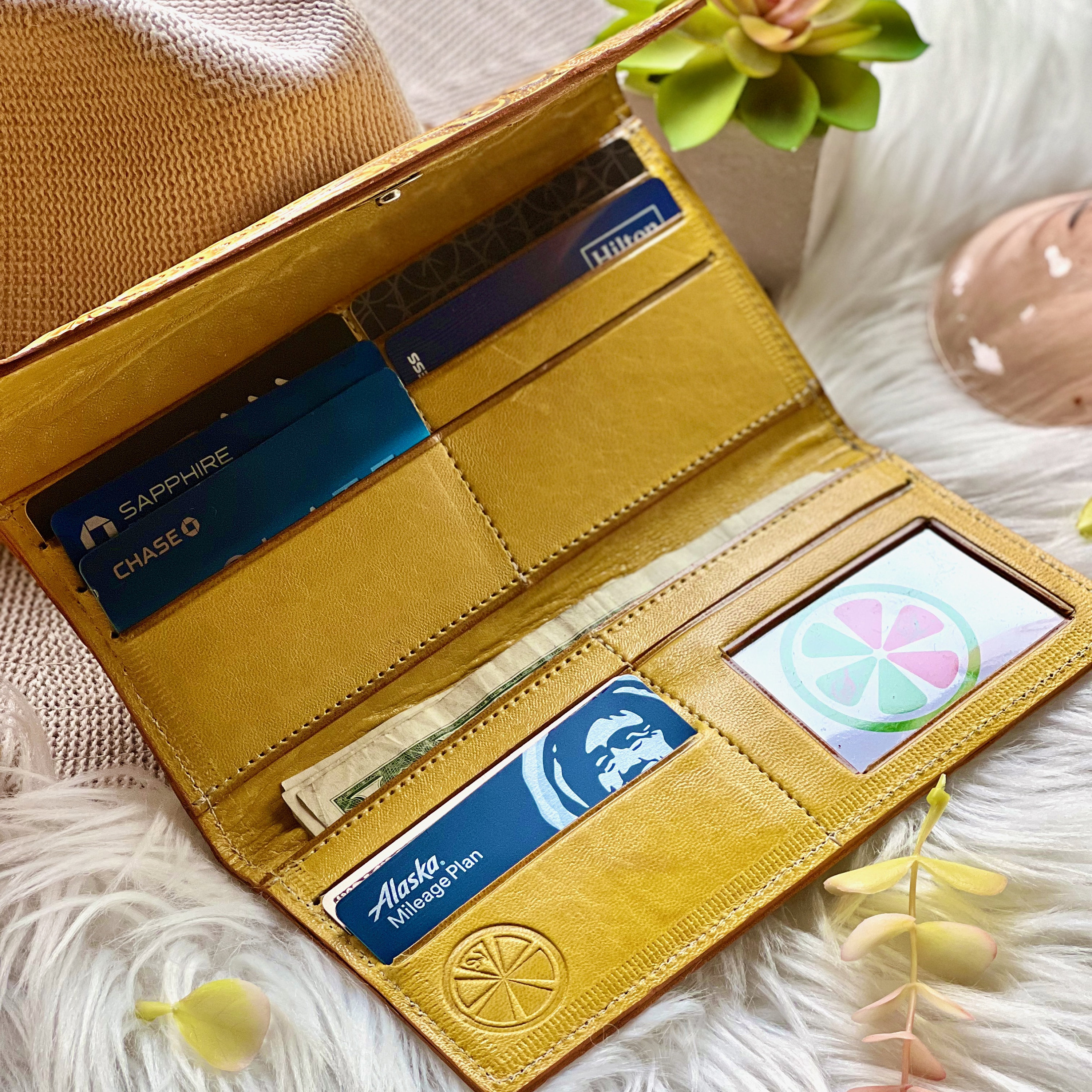 Handmade leather wallet for women • personalized wallet • womens wallet ...