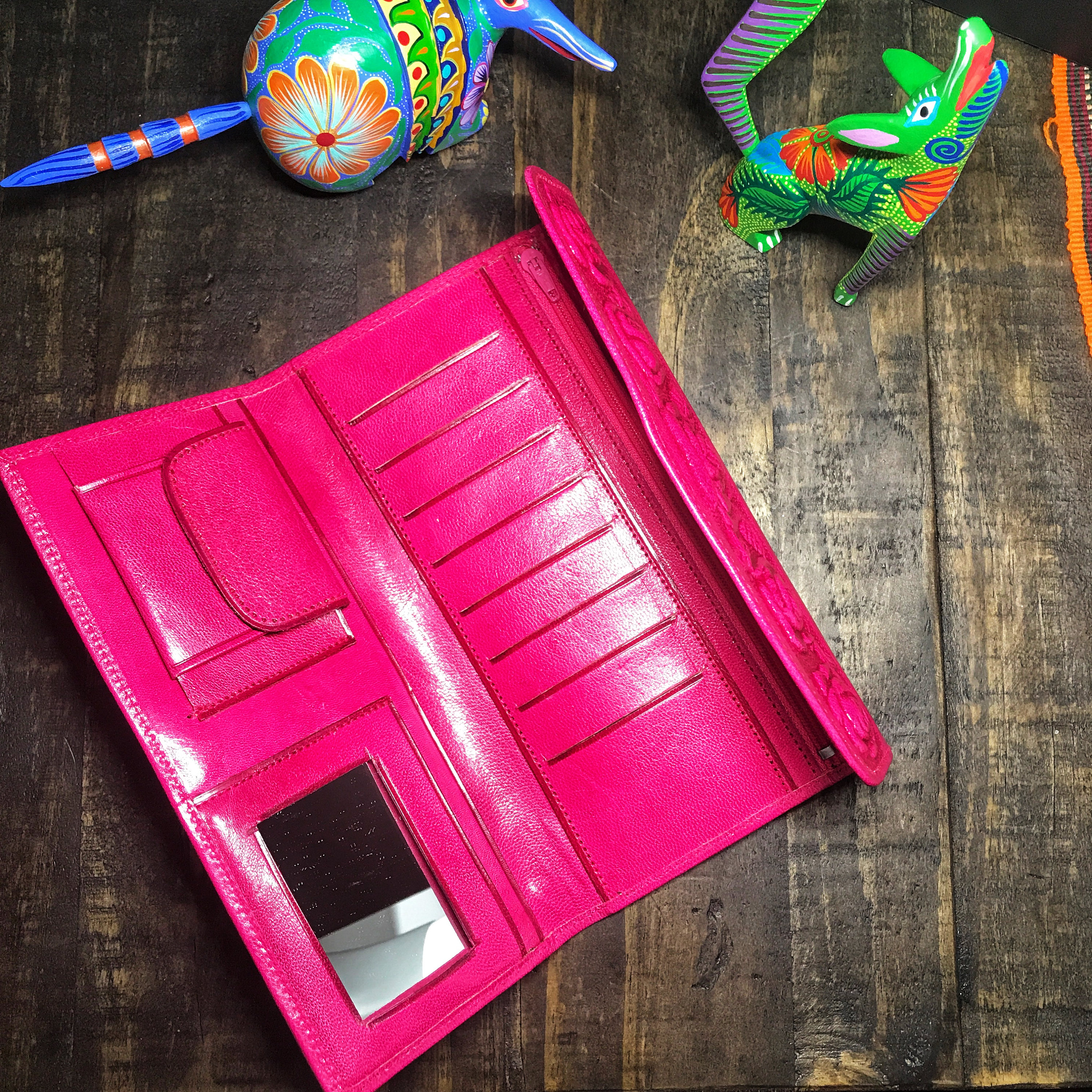 Women's Wallet,Tooled Leather Wallets / Mexican Wallet/ Bohemian Tooled ...