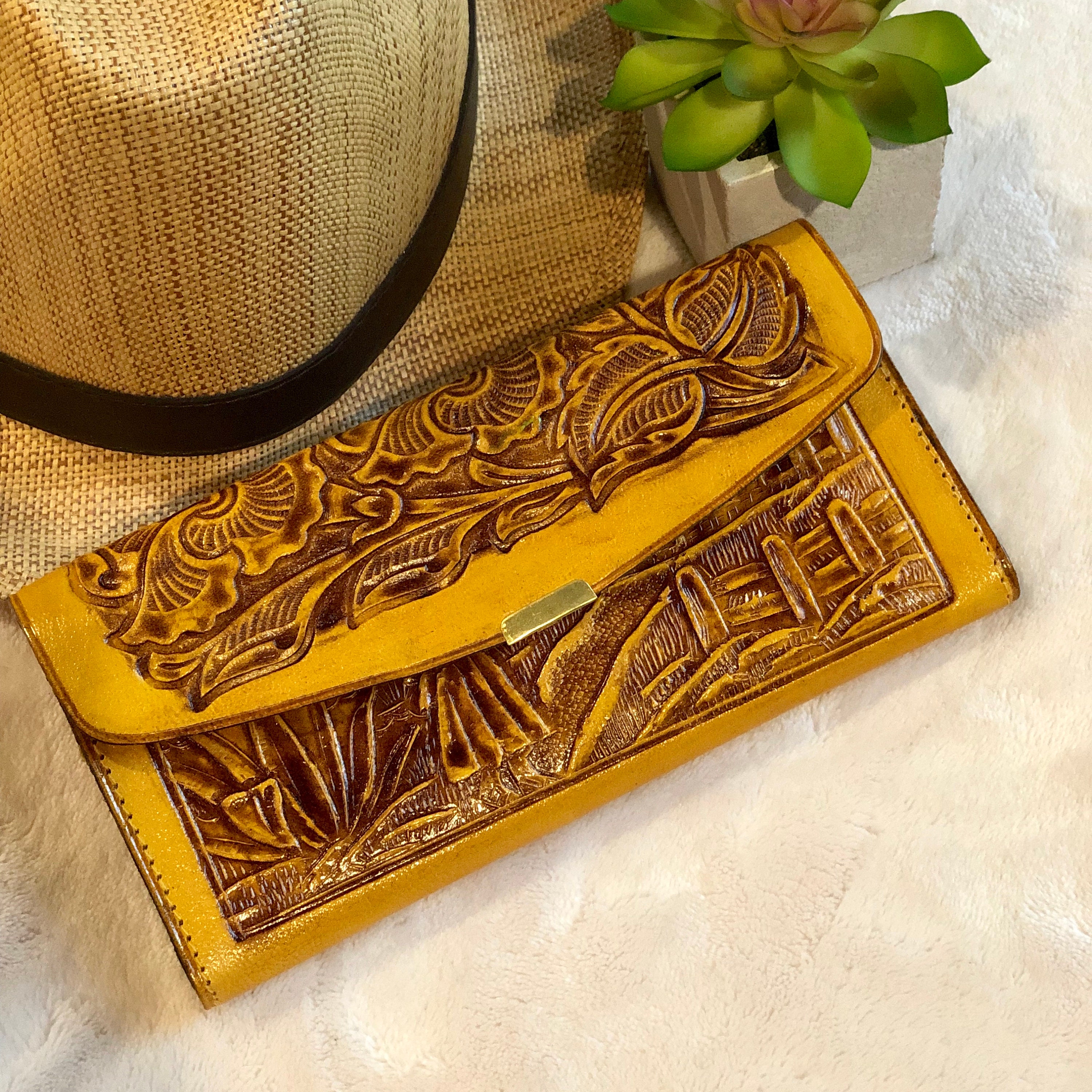 Bohemian Wallet*Woman Leather Woman* Leather Wallet Woman* Western ...