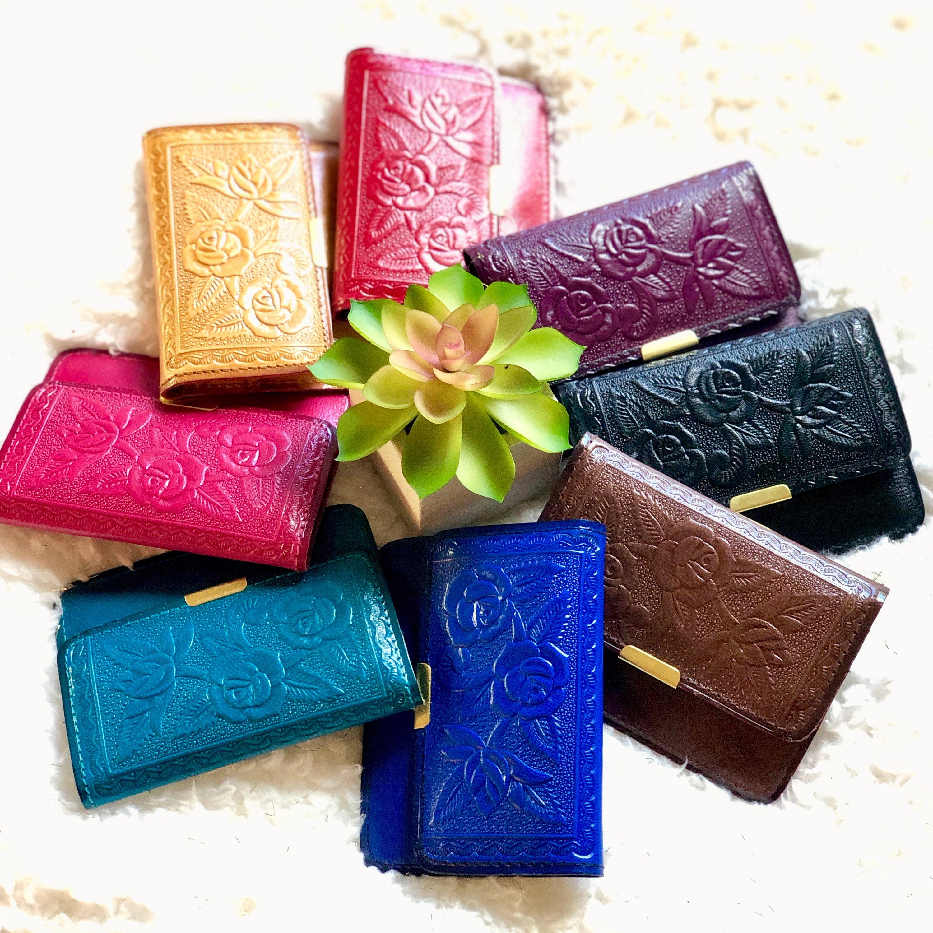 Leather Woman Wallet*Bohemian Pouch*Burgundy*Women's Wallets*Gift for ...