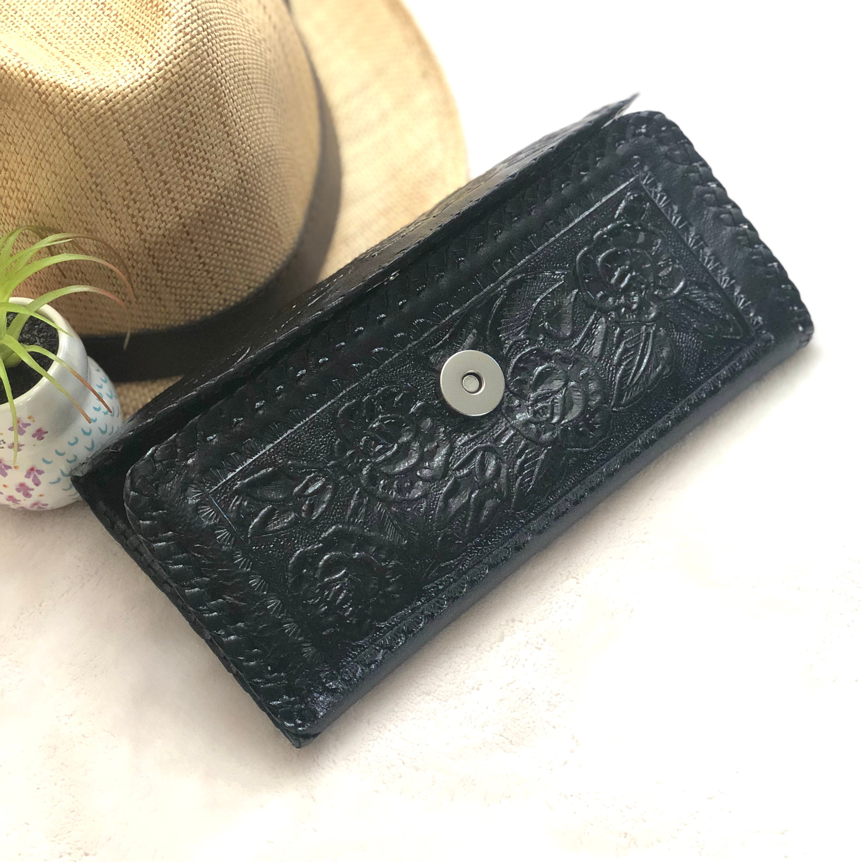Handmade Leather Wallets for Woman- leather wallets for women - western ...