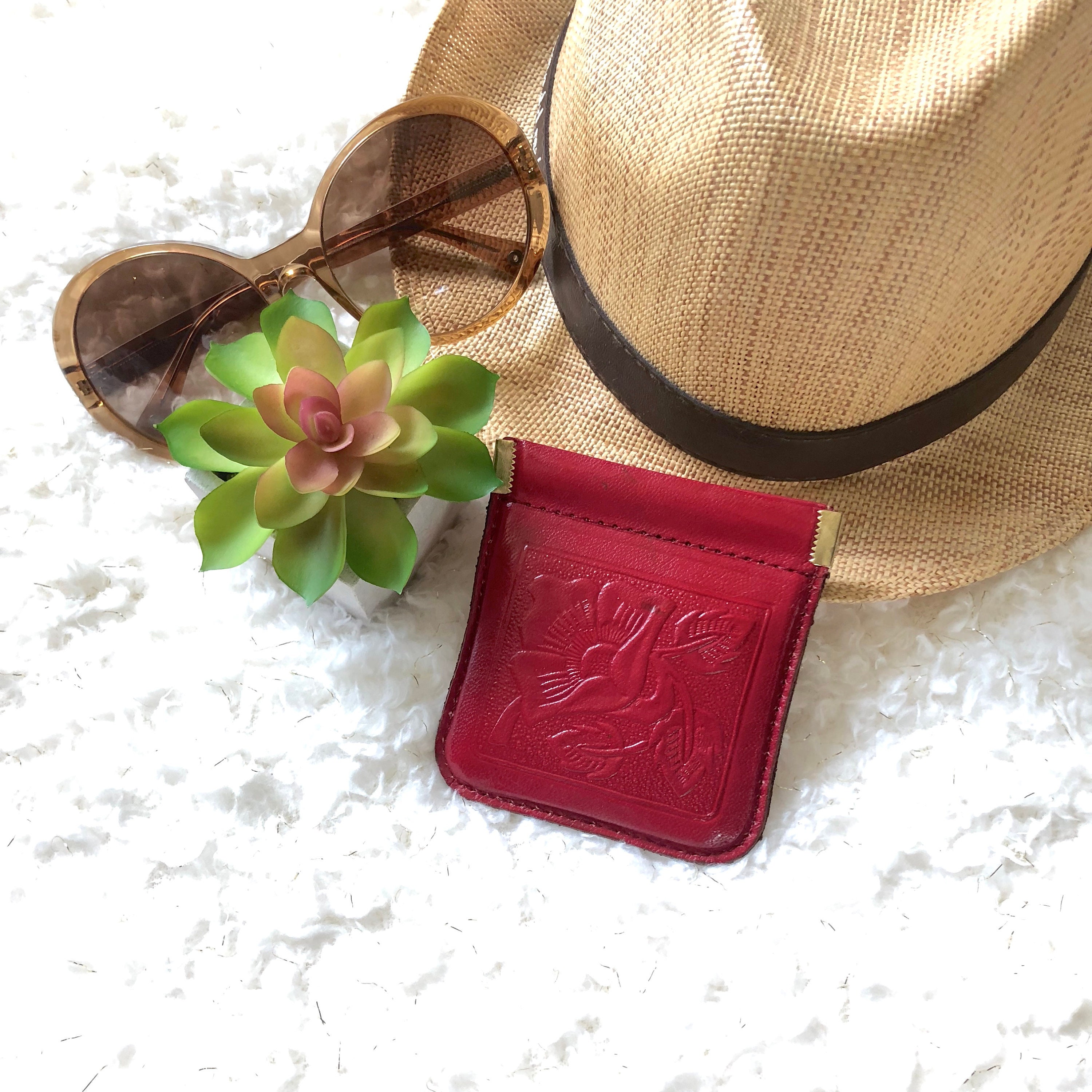 Earbuds Case*Leather Squeeze Pouch*Coin Purse*AirPods Case*Gift for ...