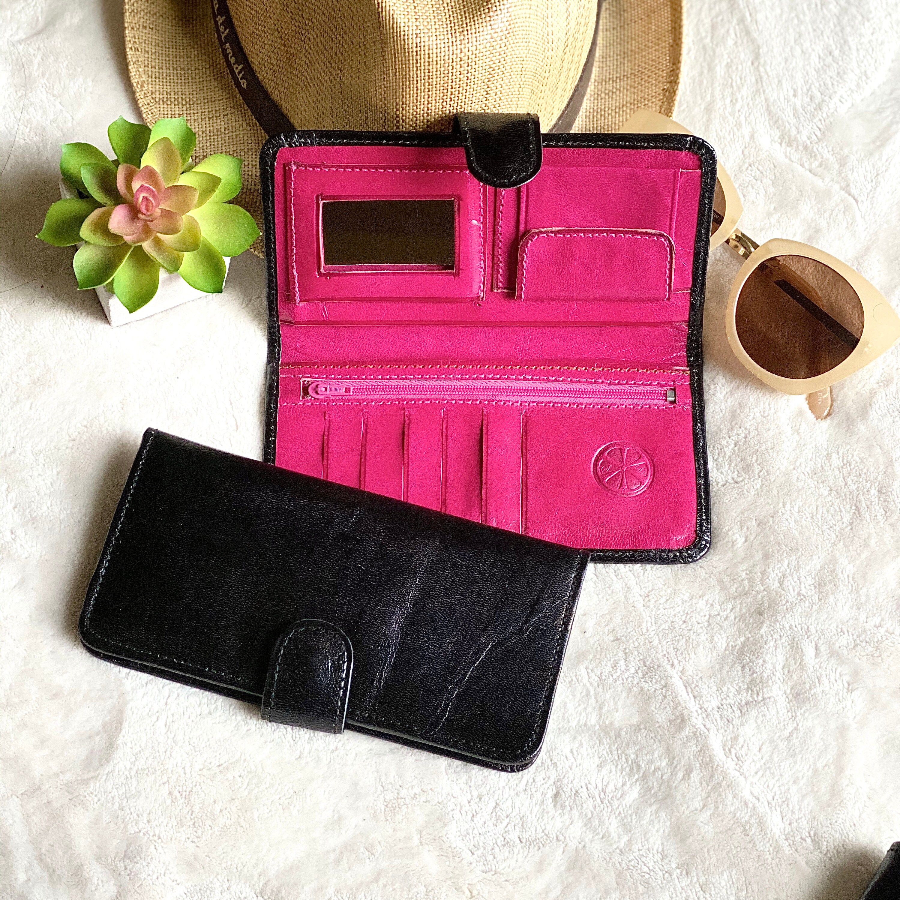 Handmade wallet woman - Leather woman wallet - small wallet - Bicolor ...