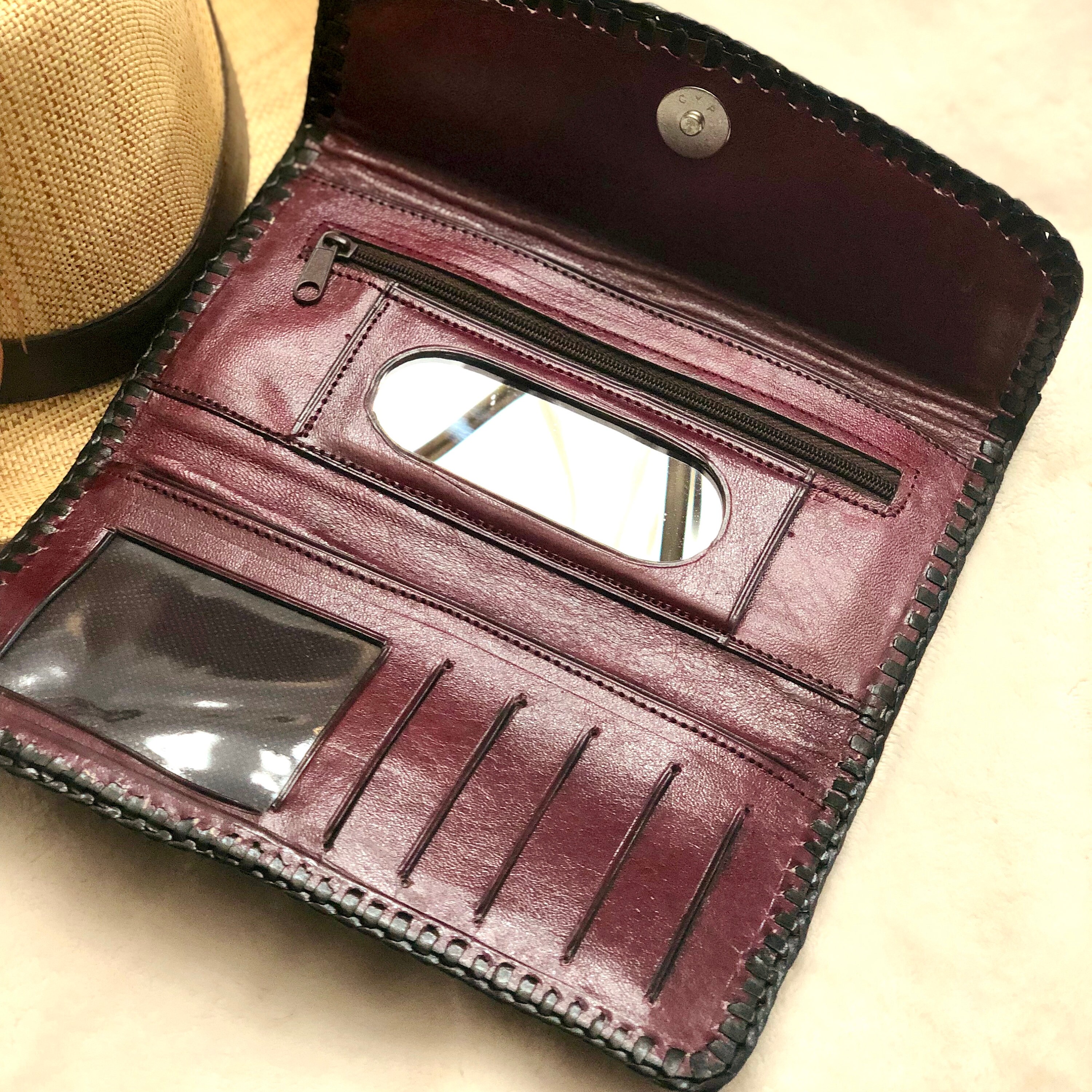 Handmade Leather Wallets for Woman- leather wallets for women - western ...