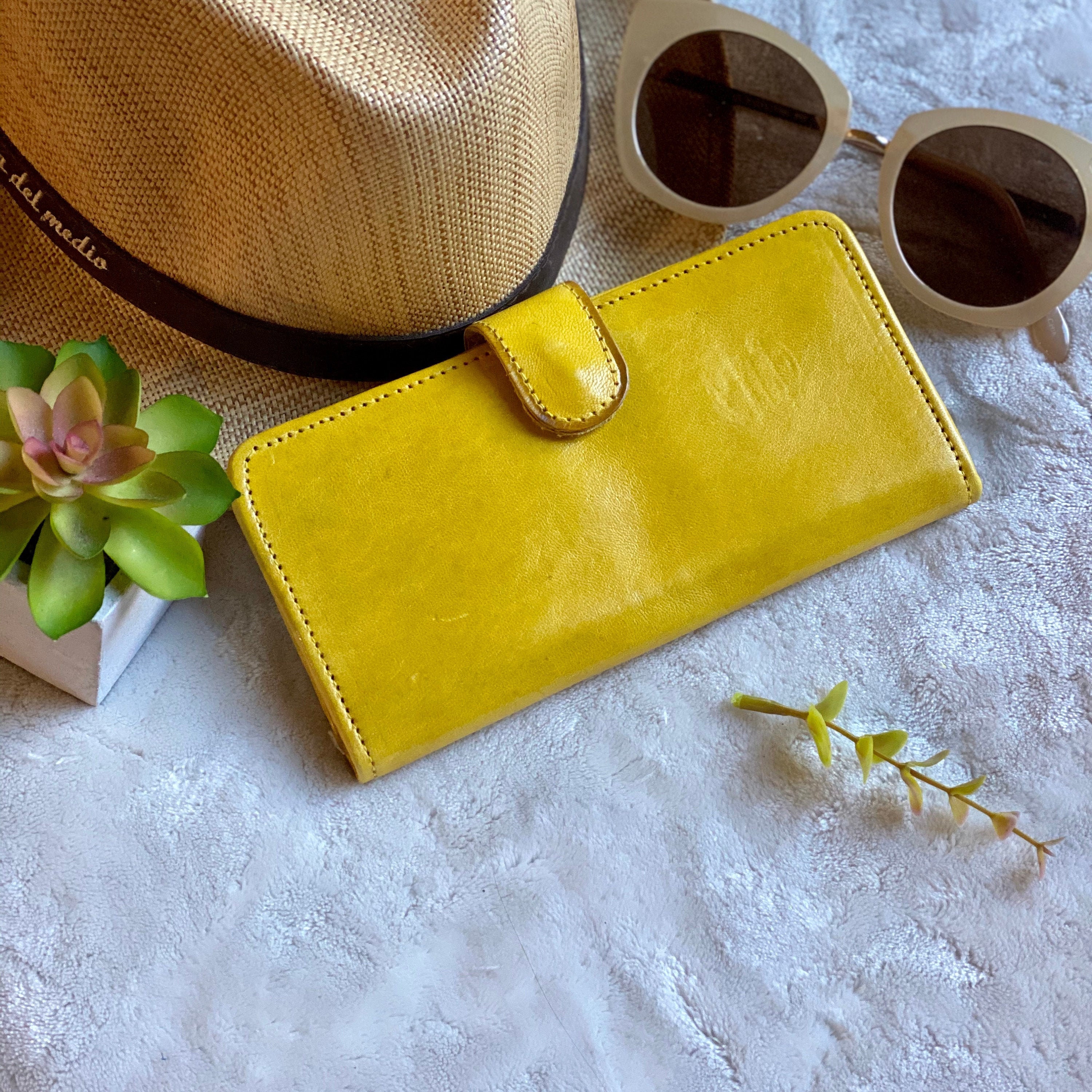 Authentic leather wallets - women wallets - Bicolor wallets - Gifts for ...