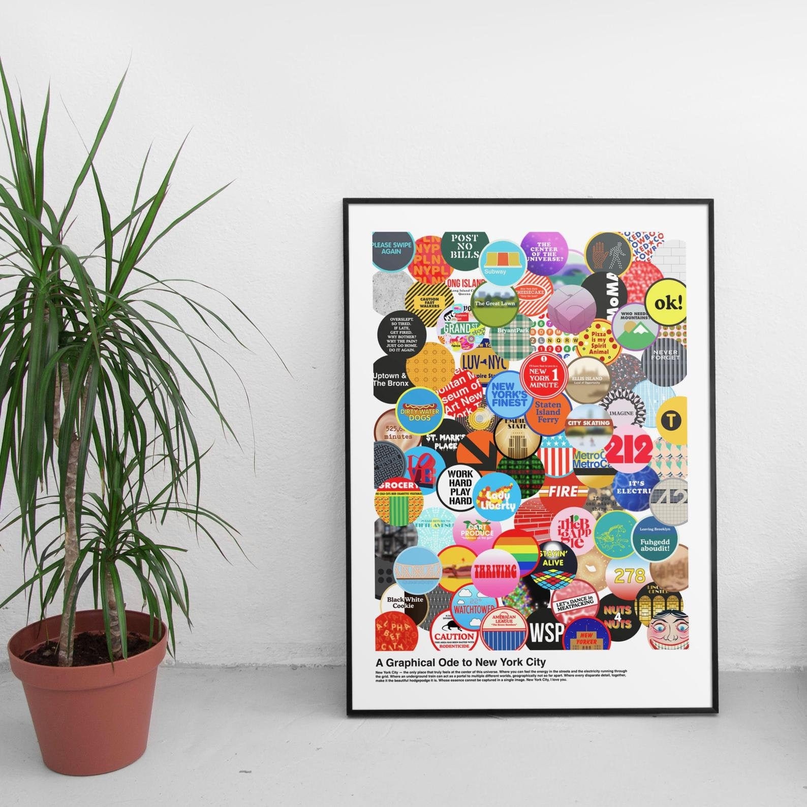 Digital Print NYC Posters - OVERLAP STYLE - Etsy