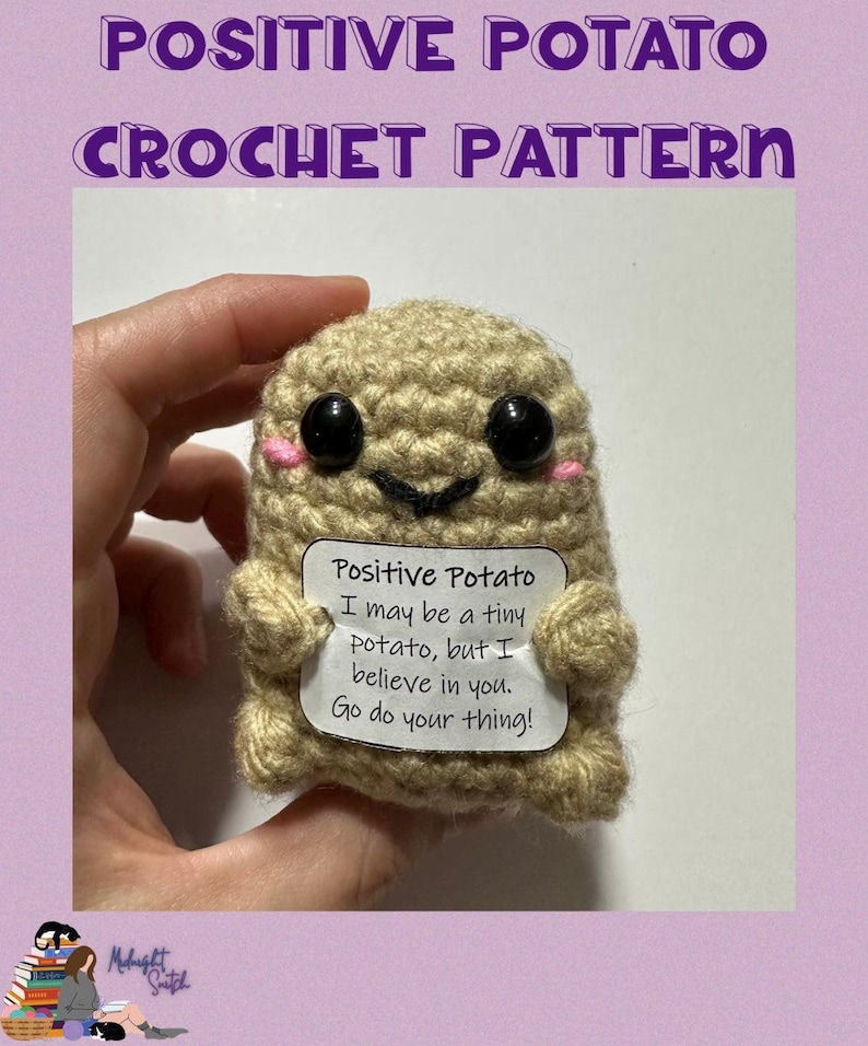 Positive Potato Crochet Pattern PDF, Digital Download - Etsy
