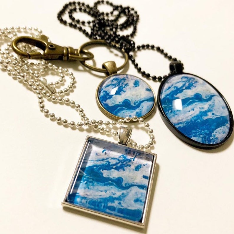 Pendant with CUSTOM PHOTO necklace included OVAL | Etsy