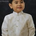 BAPTISMAL BARONG TAGALOG Set for Baby Boys Romper With Inner Lining ...