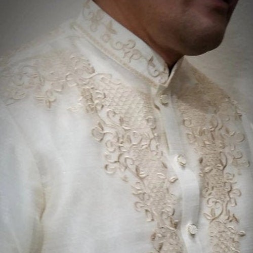 BARONG TAGALOG ARMAN1 Style With Inner Lining Filipino - Etsy