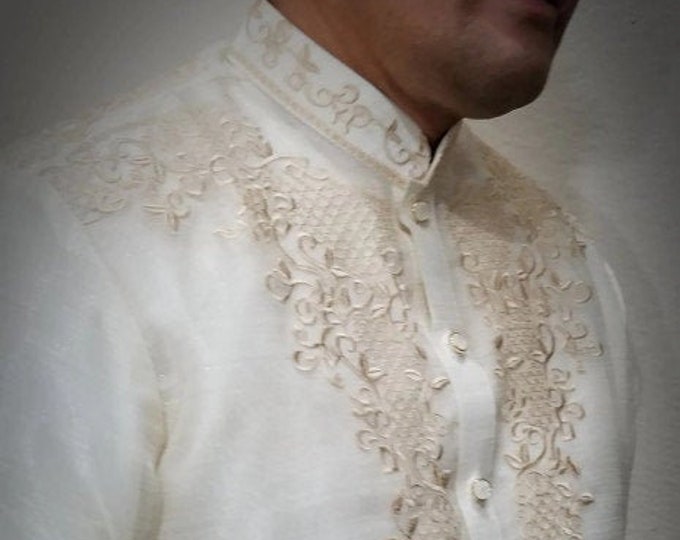 BARONG TAGALOG ARMAN1 Style With Inner Lining Filipino - Etsy