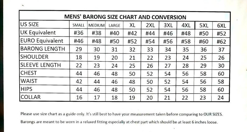 Barong Tagalog TRIBAL Style With Inner Lining Filipino - Etsy