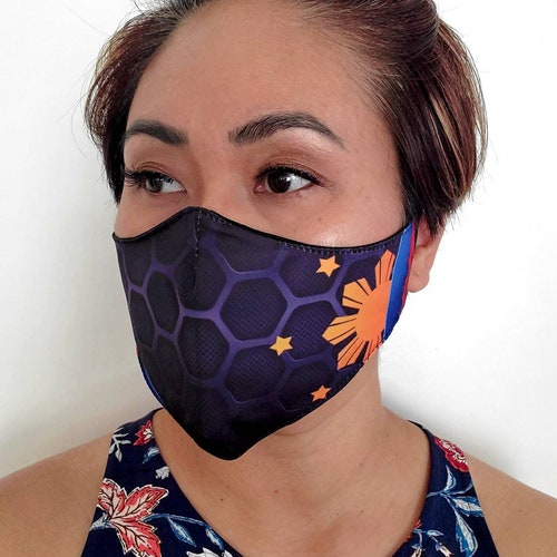 FACE MASK Filipino Flag Inspired Non-medical Sublimation | Etsy