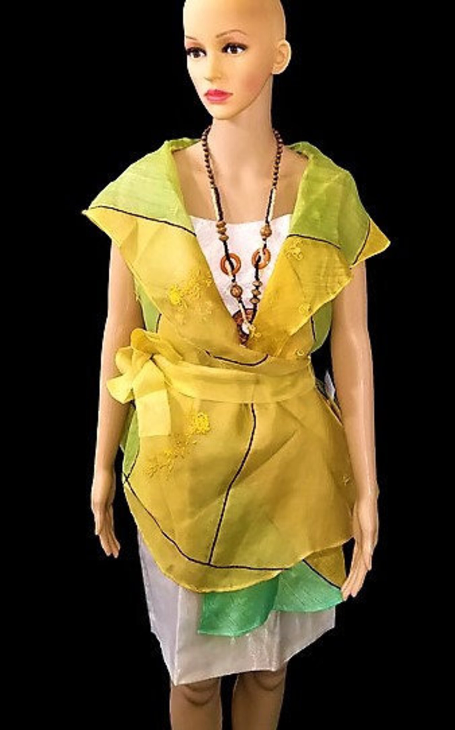 Modern FILIPINIANA PINYA fiber Panuelo Multicolor Philippine | Etsy