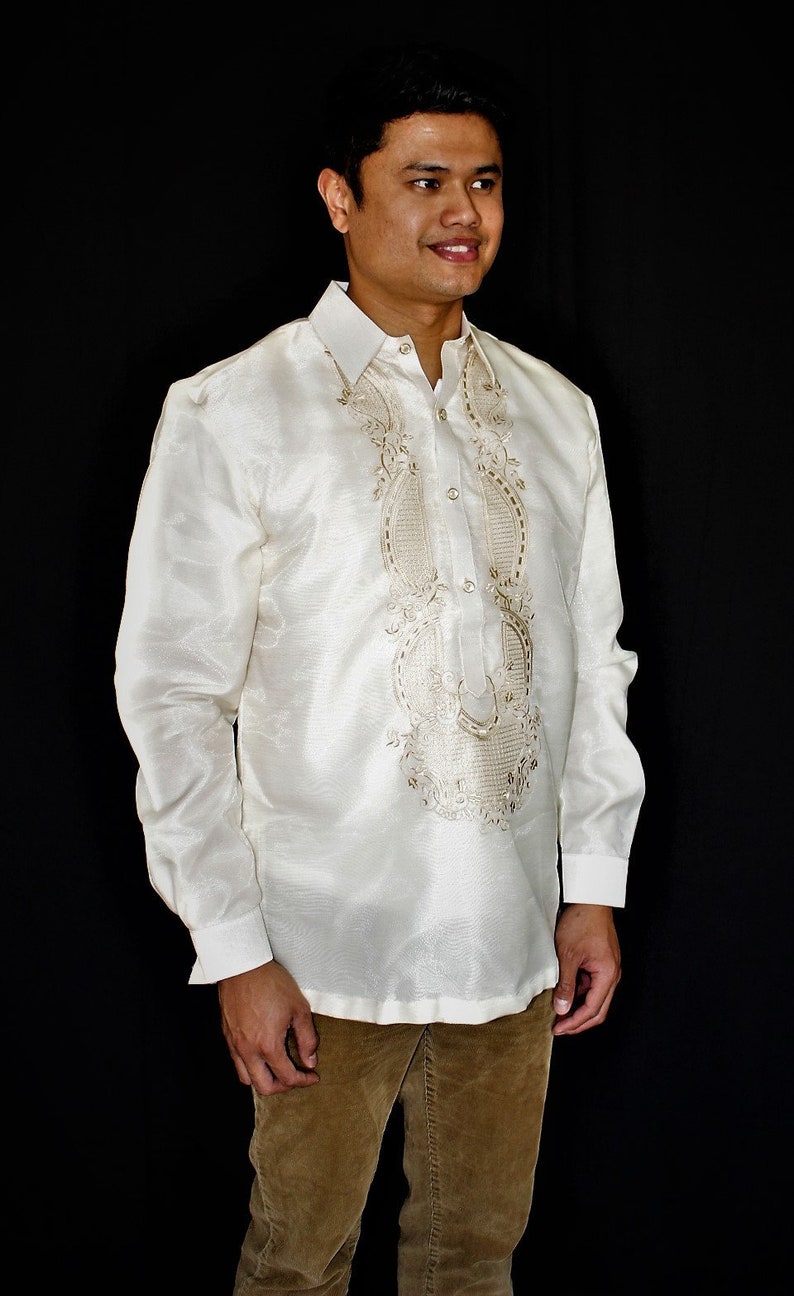 Barong Tagalog Filipino National Costume Filipiniana Formal Dress Men