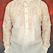 Barong Tagalog TRIBAL Style With Inner Lining Filipino National Costume ...