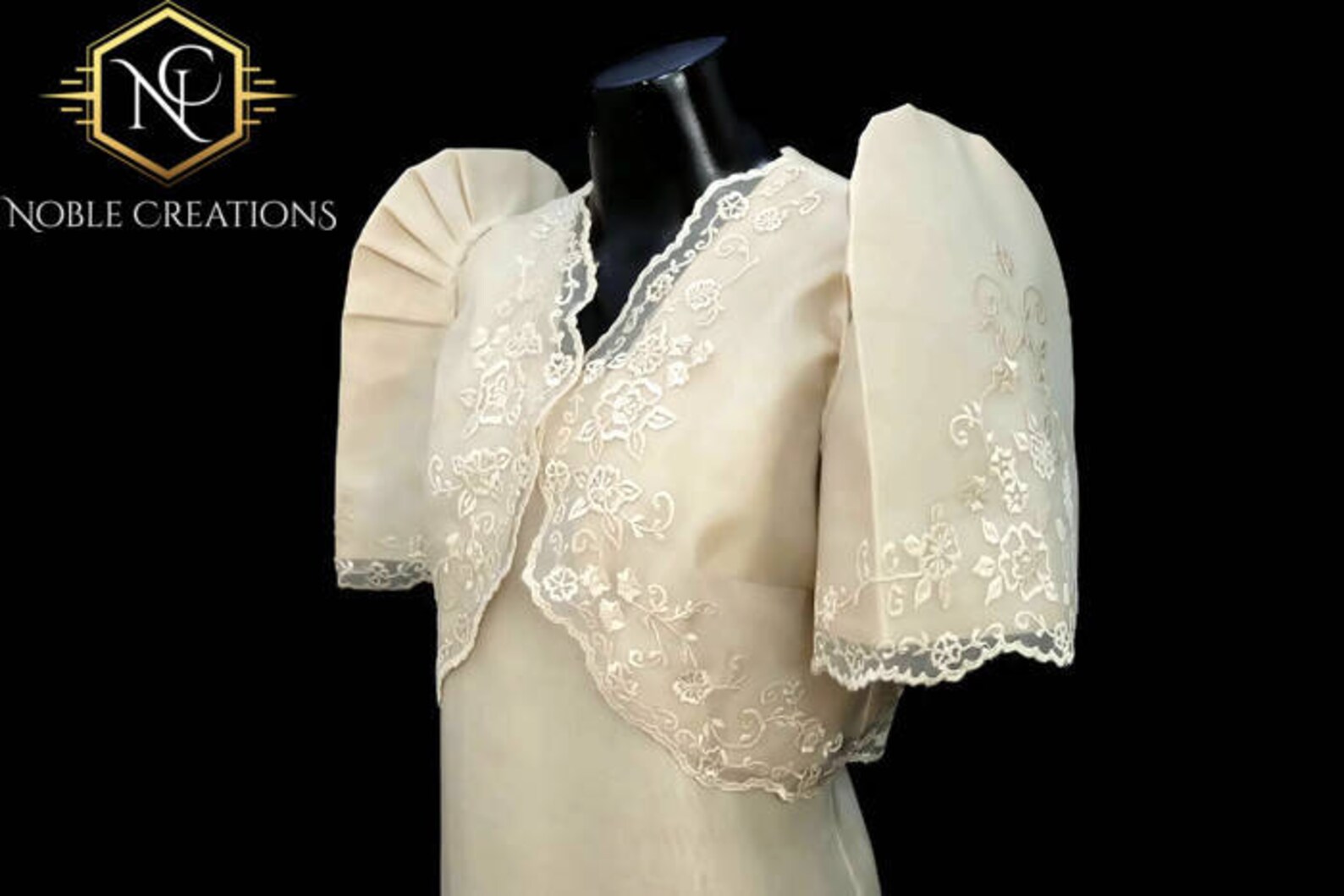 FILIPINIANA Embroidered BOLERO Philippine National Costume | Etsy