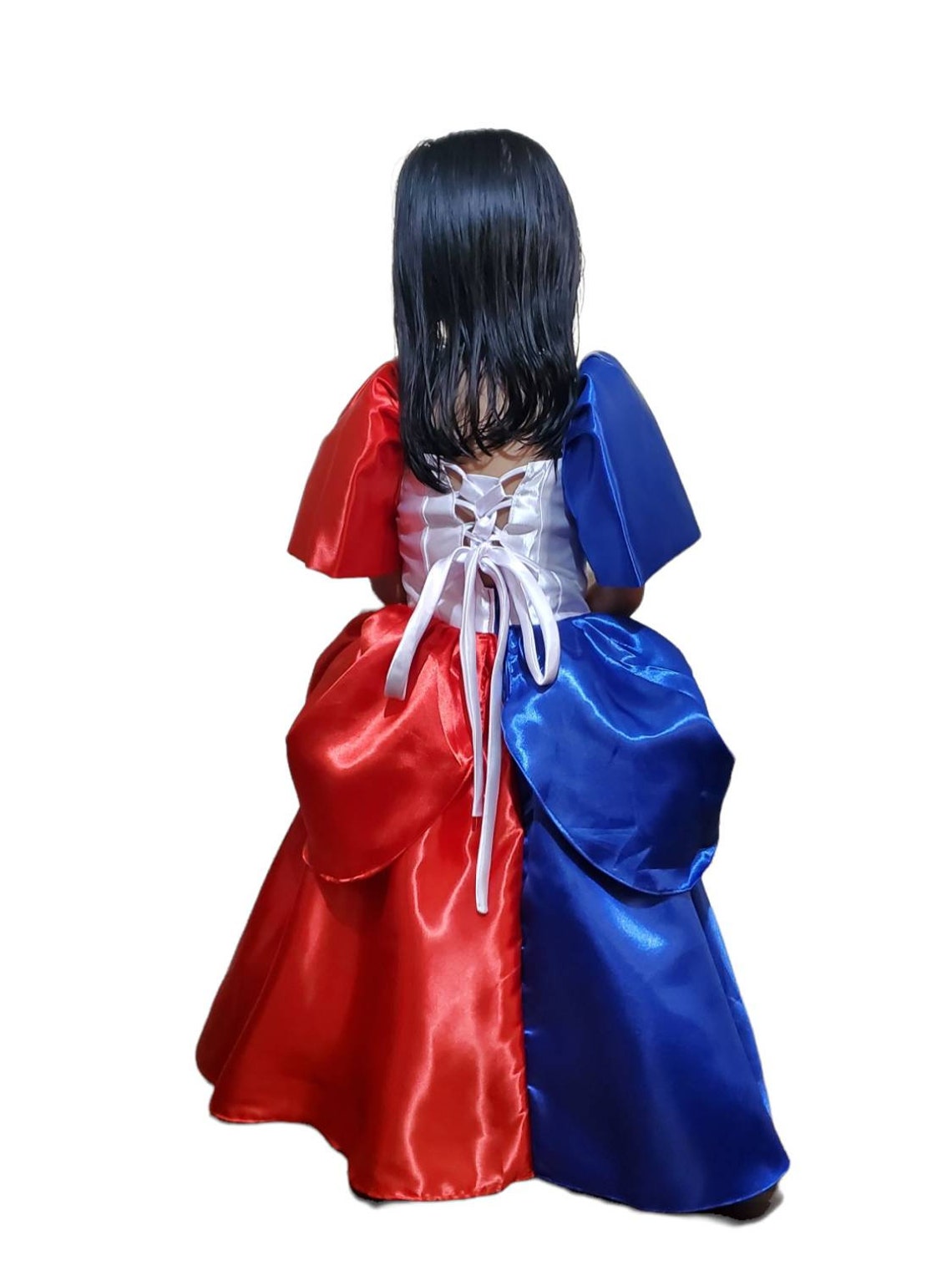 KIDS FILIPINIANA Ball Gown Philippine Flag Inspired Mestiza Santacruzan ...