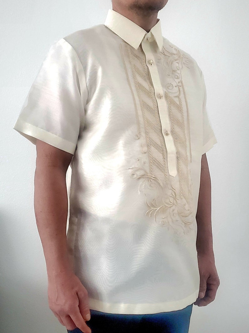 BARONG TAGALOG Short Sleeves Filipino National Costume - Etsy