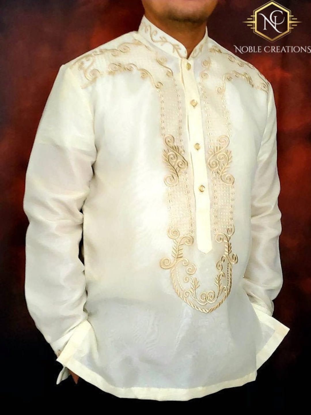 BARONG TAGALOG ARMAN11 Style With Inner Lining Filipino National ...