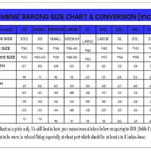 BARONG TAGALOG ARMAN4 Full-open With Inner Lining Filipino National ...