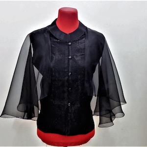 Modern FILIPINIANA Inspired Silk Embroidered CAPE BARONG Tagalog ...