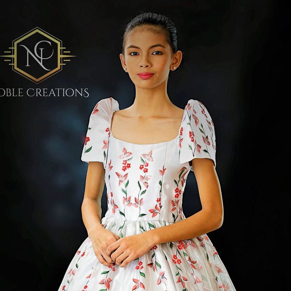 Filipiniana Custom Dress - Etsy