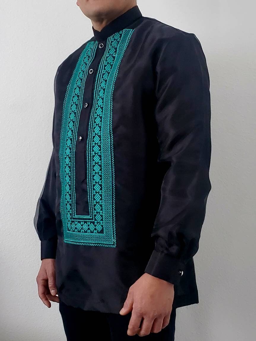 BARONG TAGALOG Chinese Collared Filipino National Costume FILIPINIANA ... BARONG TAGALOG Chinese Collared Filipino National Costume FILIPINIANA ...