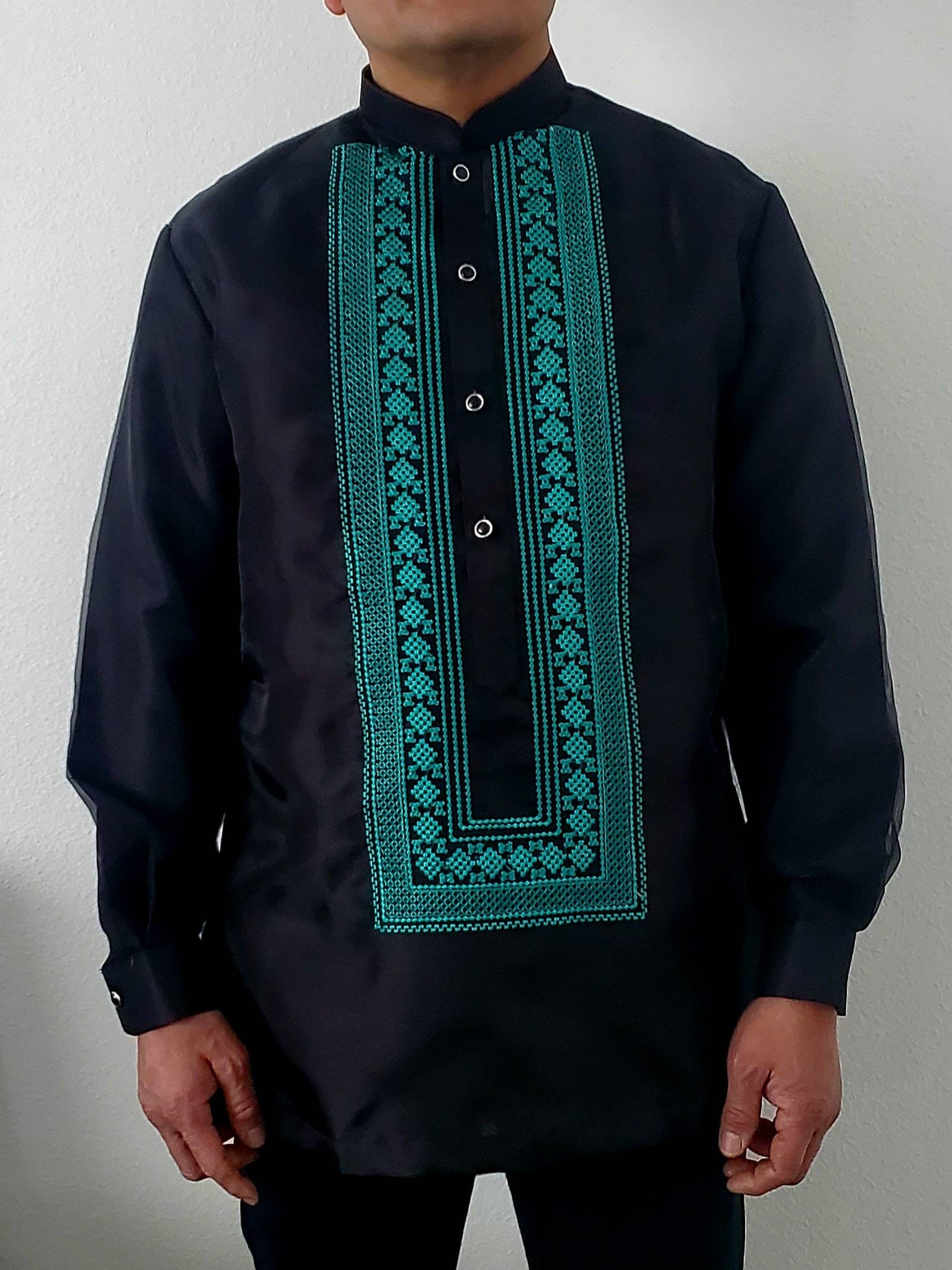 BARONG TAGALOG Chinese Collared Filipino National Costume FILIPINIANA ... BARONG TAGALOG Chinese Collared Filipino National Costume FILIPINIANA ...