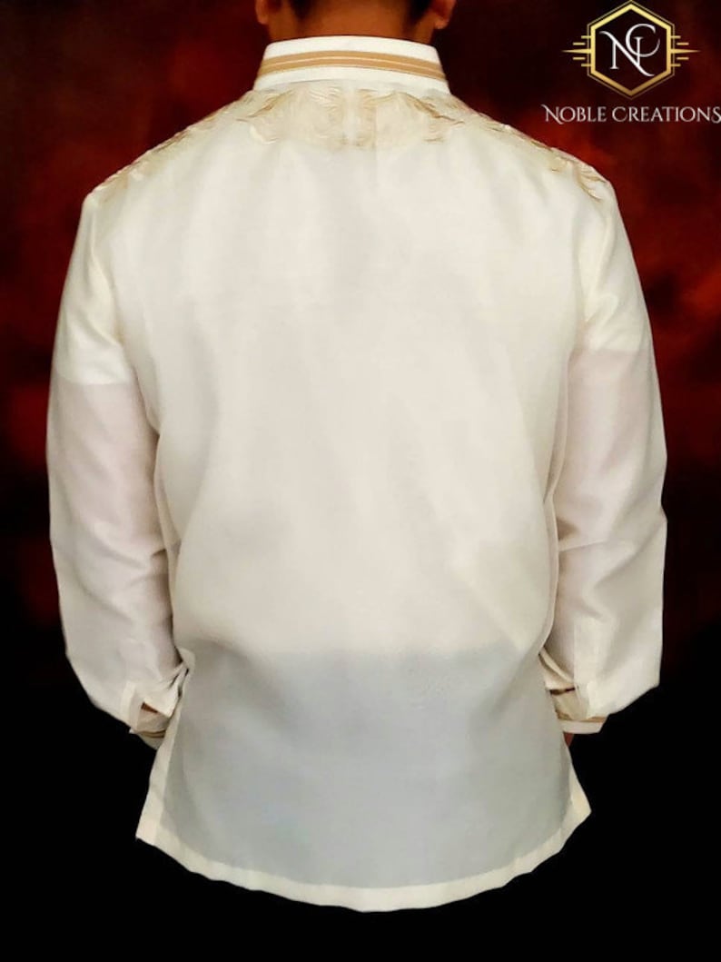 BARONG TAGALOG ARMAN5 Full-open Chinese Collar With Inner Lining ...