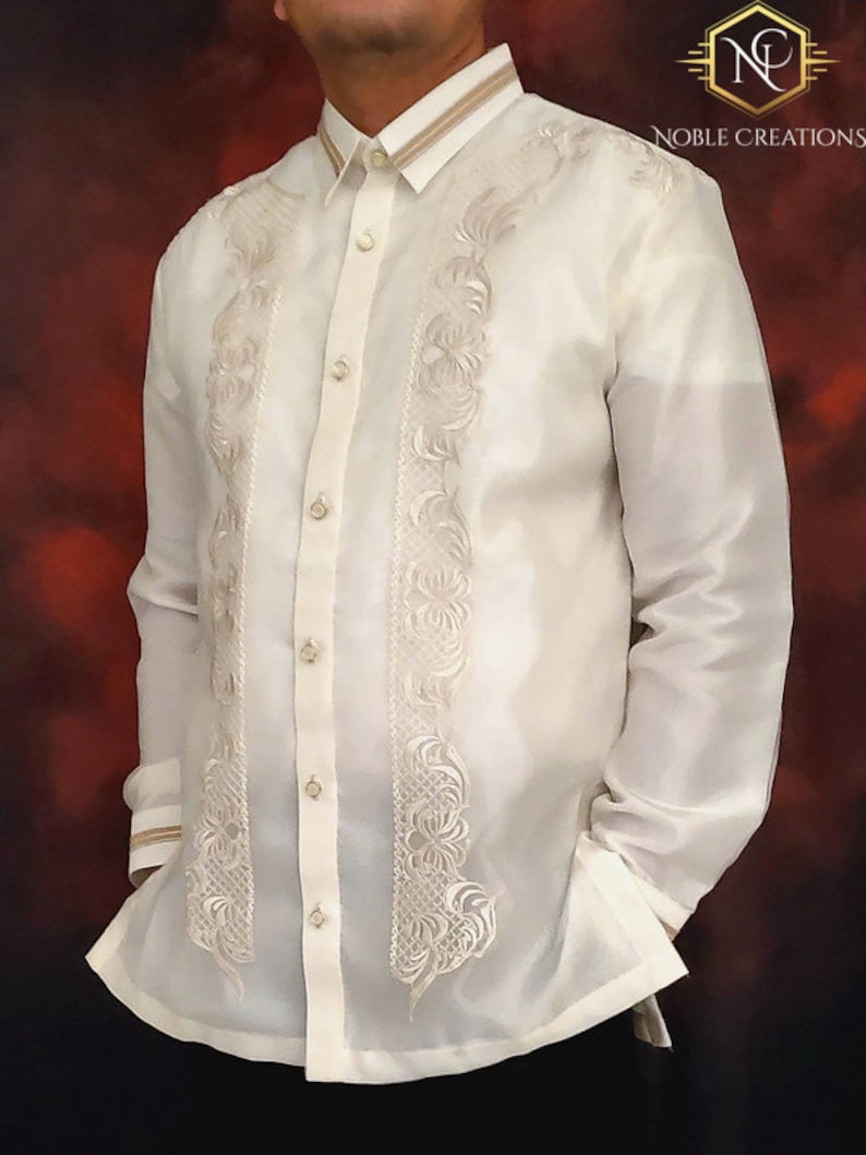 BARONG TAGALOG ARMAN4 Full-open With Inner Lining Filipino National ...