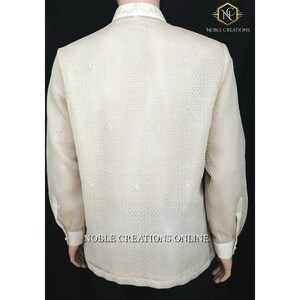 BARONG TAGALOG Pinya Fiber Cloth With Detachable Camiso Chino ...