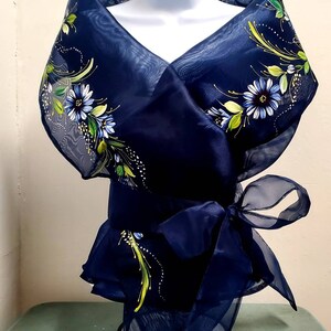 FILIPINIANA Hand-painted WRAP BLOUSE Barong Tagalog Philippine National ...
