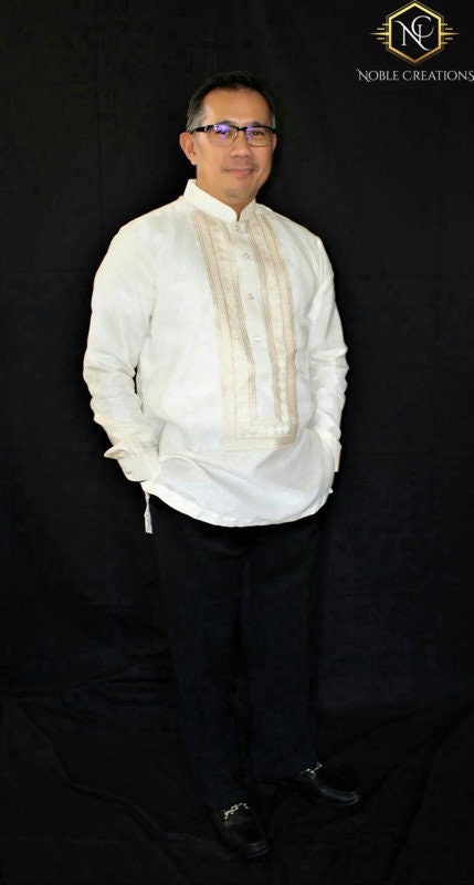 BARONG TAGALOG Chinese Collared Filipino National Costume FILIPINIANA ... BARONG TAGALOG Chinese Collared Filipino National Costume FILIPINIANA ...