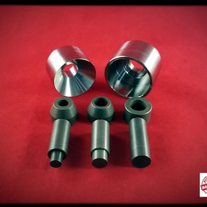 Small Self Centering Punch Set *3 Sizes No Spacers Needed 5/8",1/2",3/8 ...