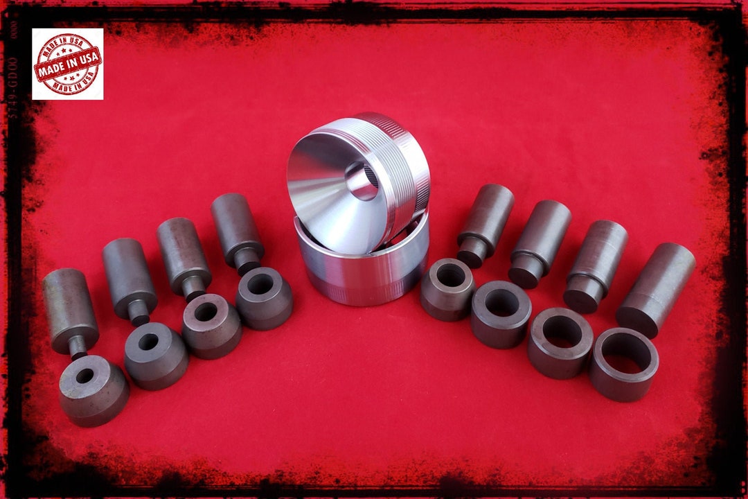 BIG Self Centering Coin Ring Punch Set, No Spacers 8 Punch Sizes - Etsy