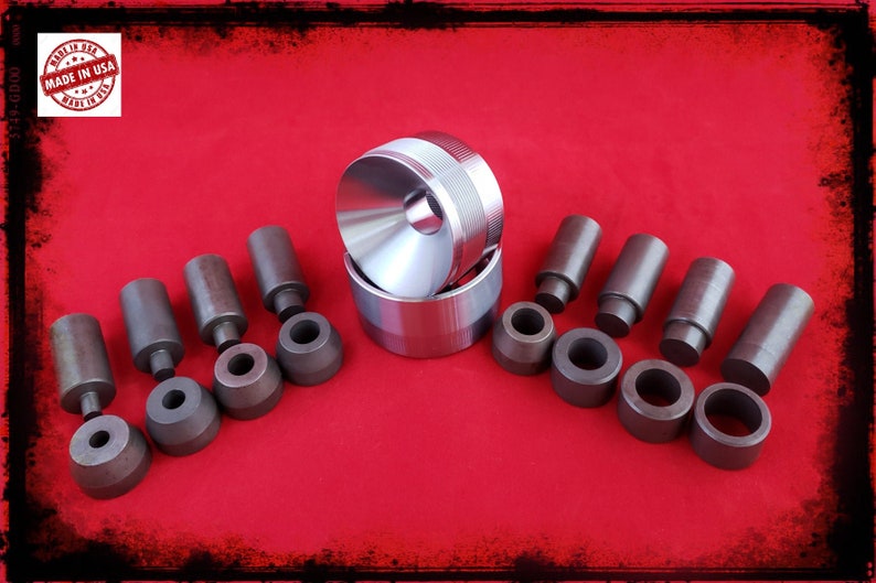 BIG Self Centering Coin Ring Punch Set, No Spacers 8 Punch Sizes - Etsy