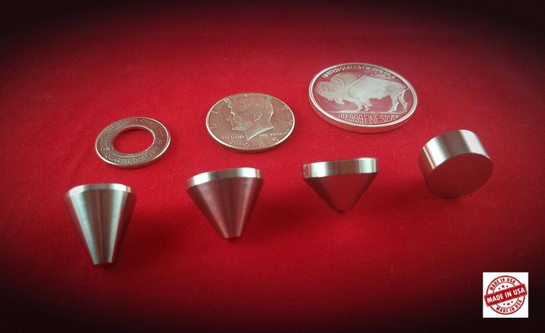 3 Stabilizing FOLDING CONES(20,30,40 Degrees) 1 Spacer Made of ...