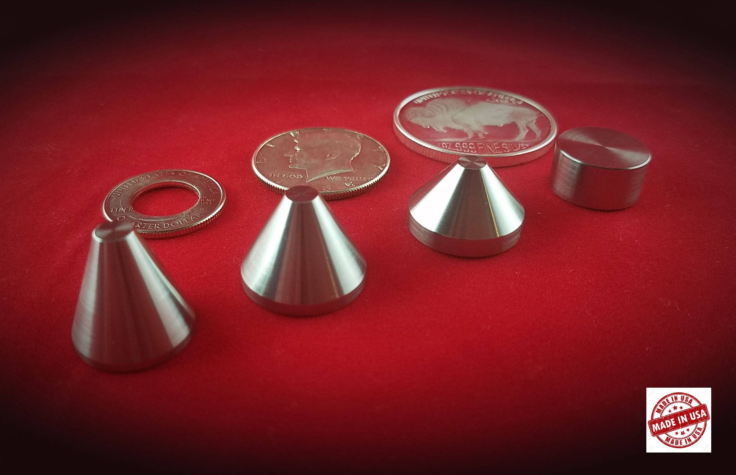 3 Stabilizing FOLDING CONES(20,30,40 Degrees) 1 Spacer Made of ...