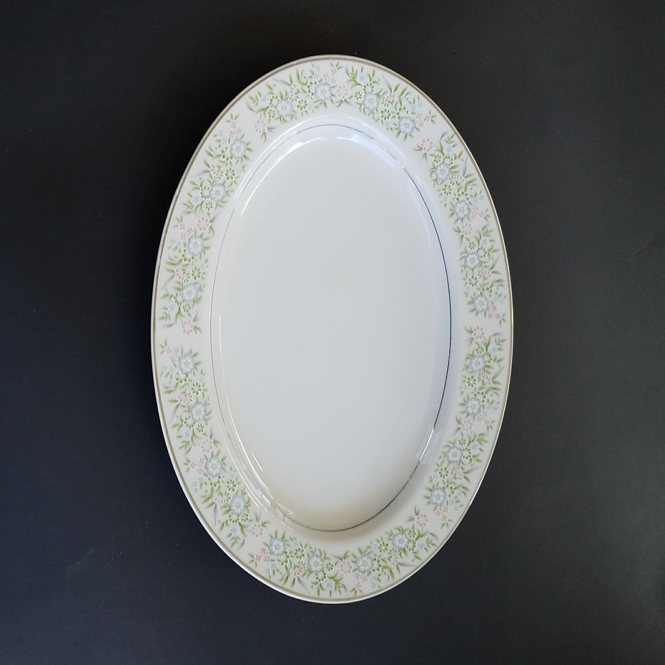 Taihei SPRINGTIME Pattern 12" Oval Serving Platter, Registered Fine ...