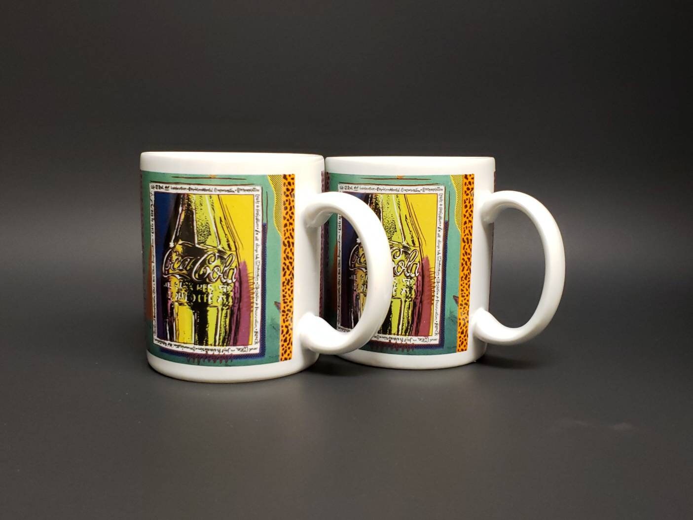 Vintage Coca Cola Coffee Mugs Set of 2 LIFE IS REAL Multi - Etsy UK