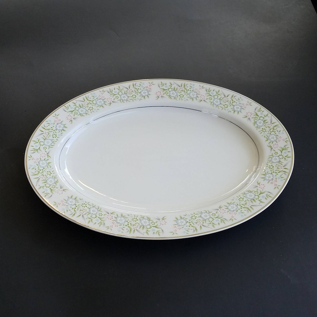Taihei SPRINGTIME Pattern 12" Oval Serving Platter, Registered Fine ...