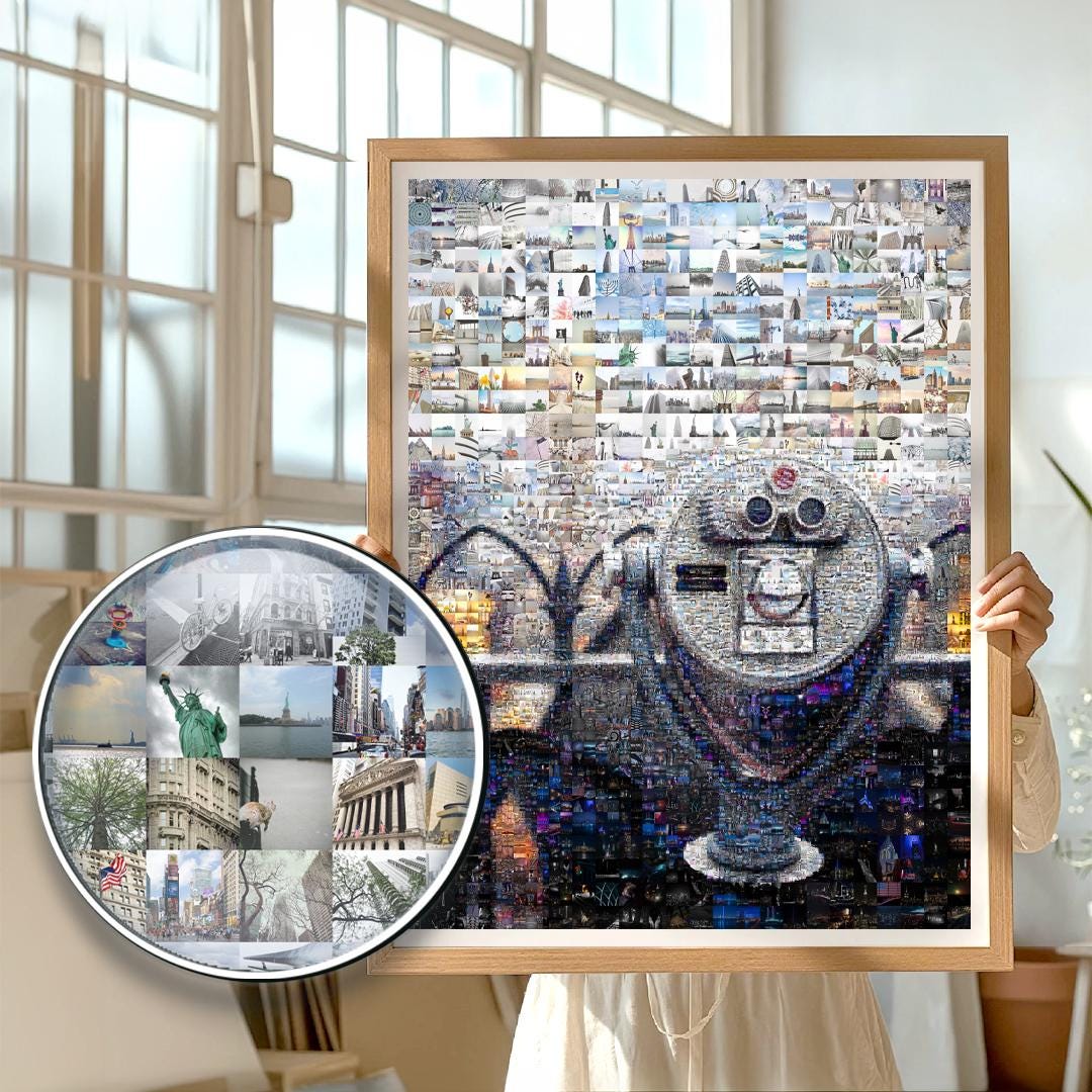 Vintage Coin-operated Binoculars With NYC Skyline View Photo Print ...