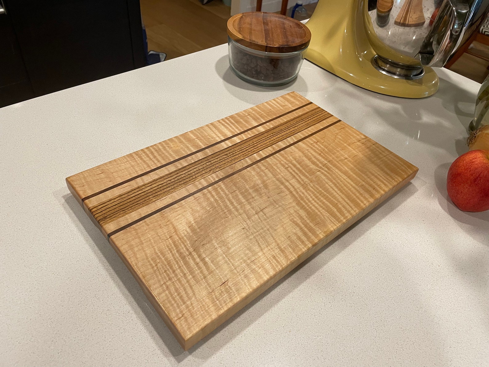 Zebrawood & Curly Maple Cheeseboard - Etsy