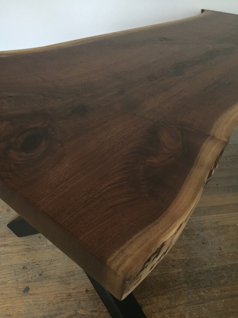 Walnut Dining Table With X Legs - Etsy