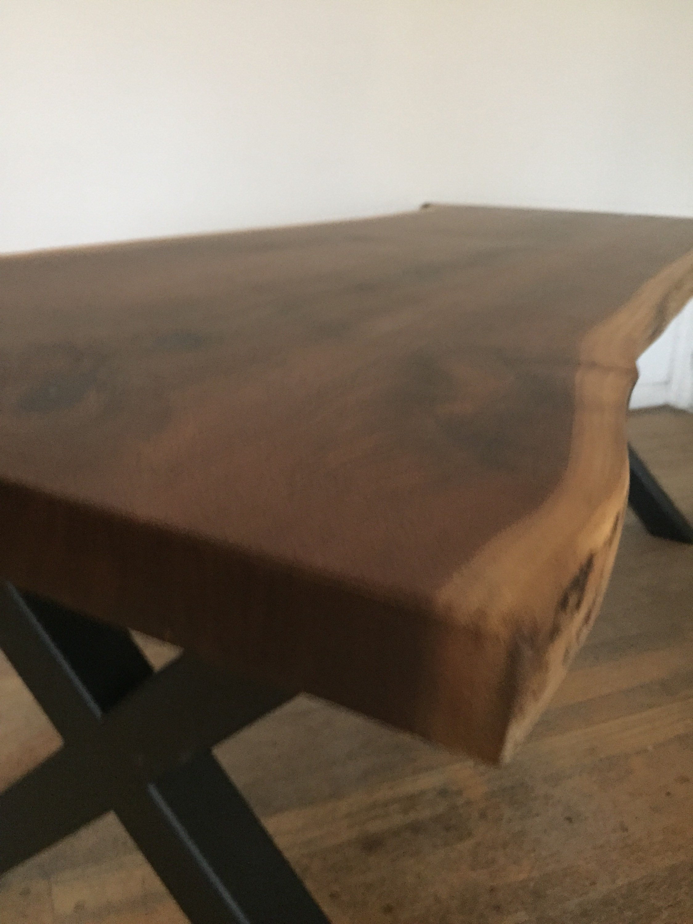 Walnut Dining Table With X Legs | Etsy