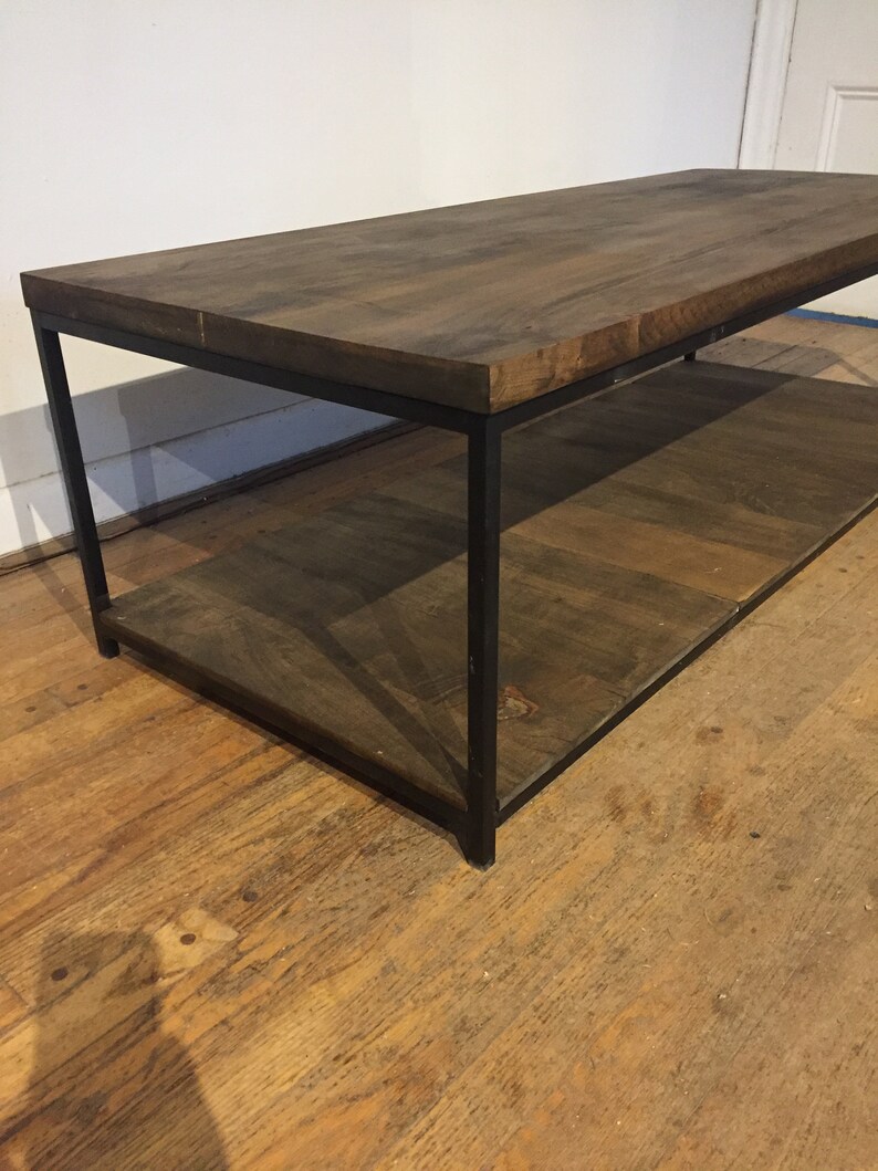 Industrial Coffee Table - Etsy